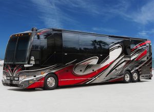 Prevost H3-45 Motorhome Features Fuel Efficiency and Aerodynamic ...